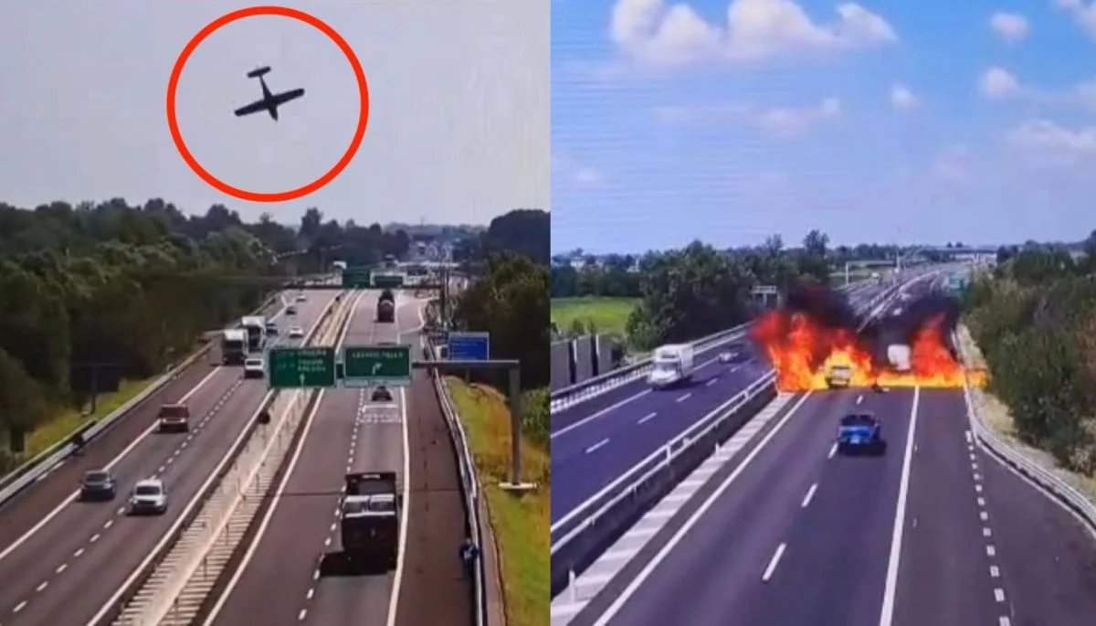 Accidente de Avioneta en Autopista de Italia: Dos Muertos